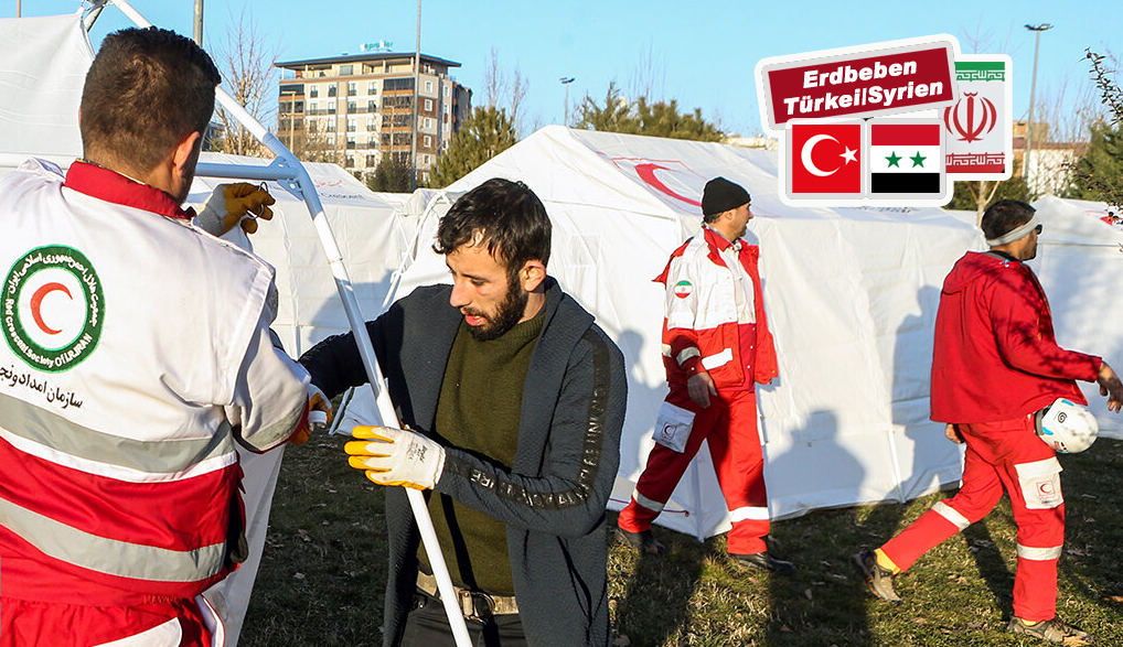 Iranischer Roter Halbmond richtet Behelfsunterkünfte ein - IranKultur ...